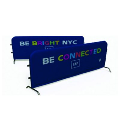 Police Barricade Cover with Personalized Logo - Golden Dolphin Supplies